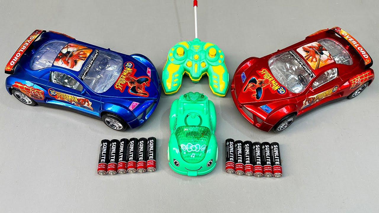 Unboxing & Testing Toy Vehicles Sports Car Powered By Battery - YouTube