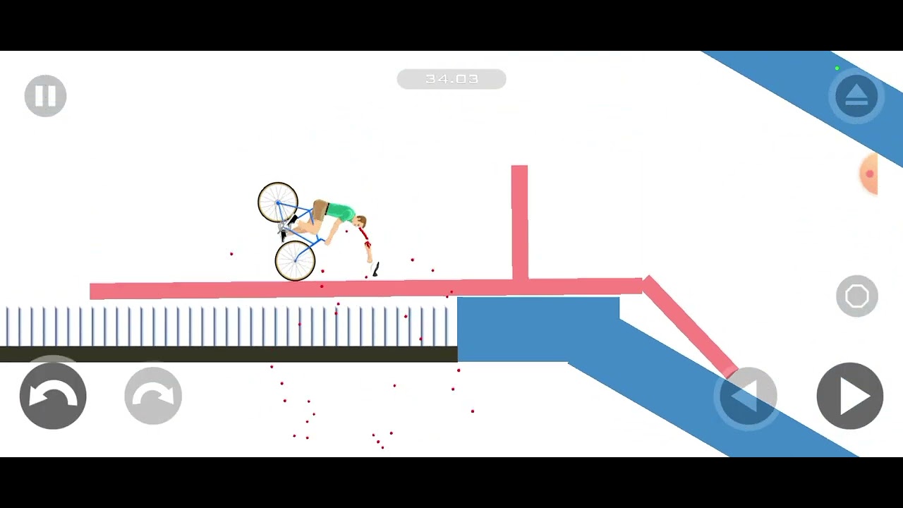 Happy Wheels action by Knuckles the Echidna - YouTube