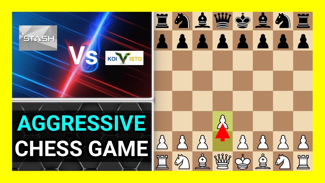 Aggressive Chess Engine Game, Stash 34.0 vs Koivisto 9.0, Watch and ...