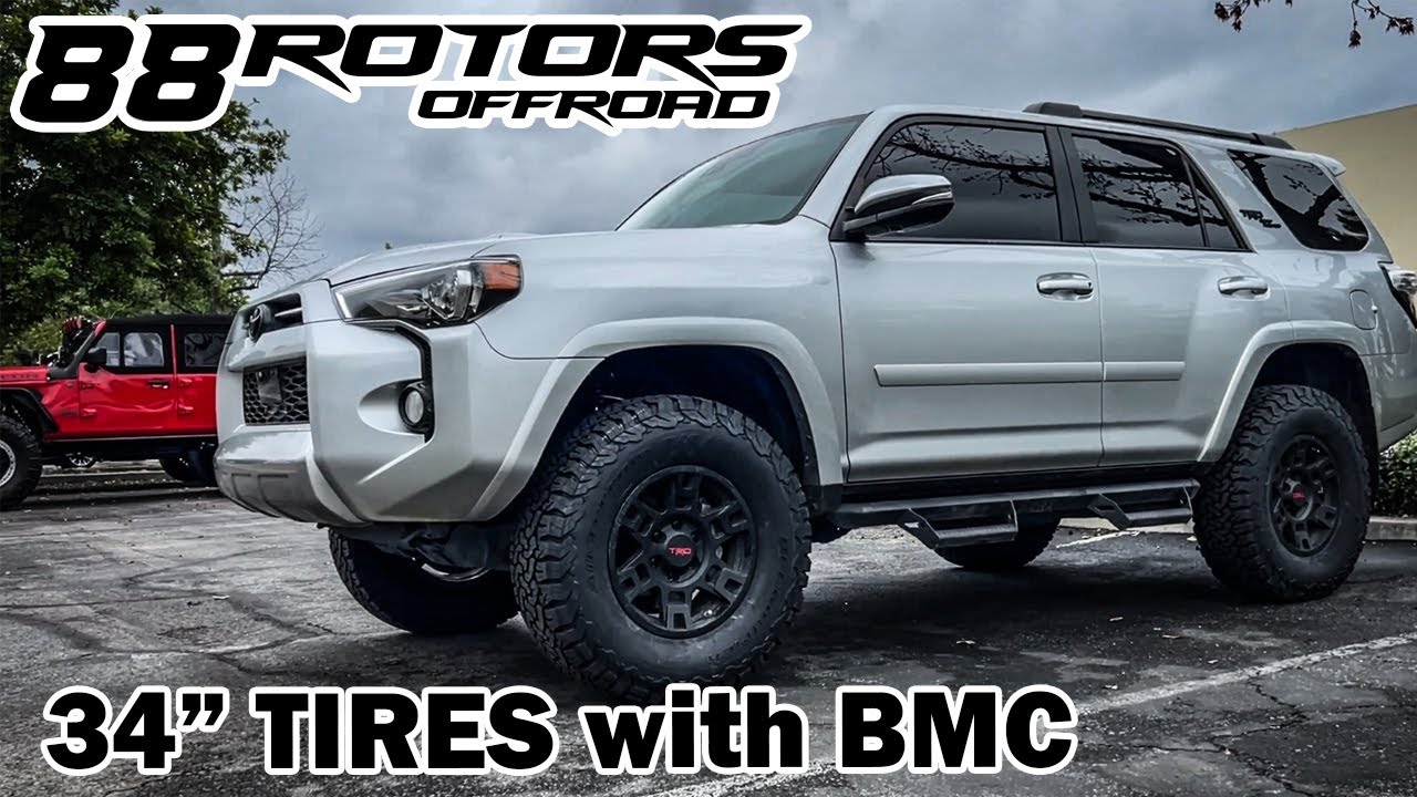 DO 34" TIRES FIT ON A TOYOTA 4RUNNER? - YouTube