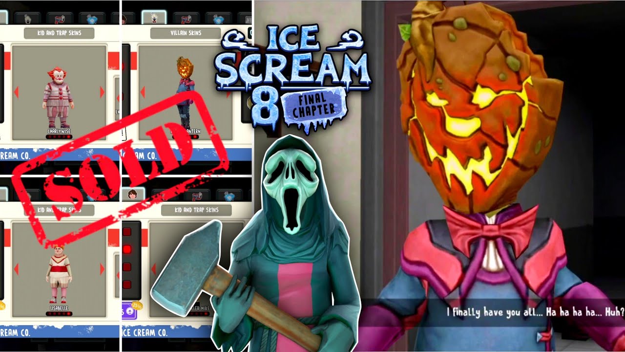 Ice Scream 8 Halloween Update is here | Unlimited Frosty Coins - YouTube