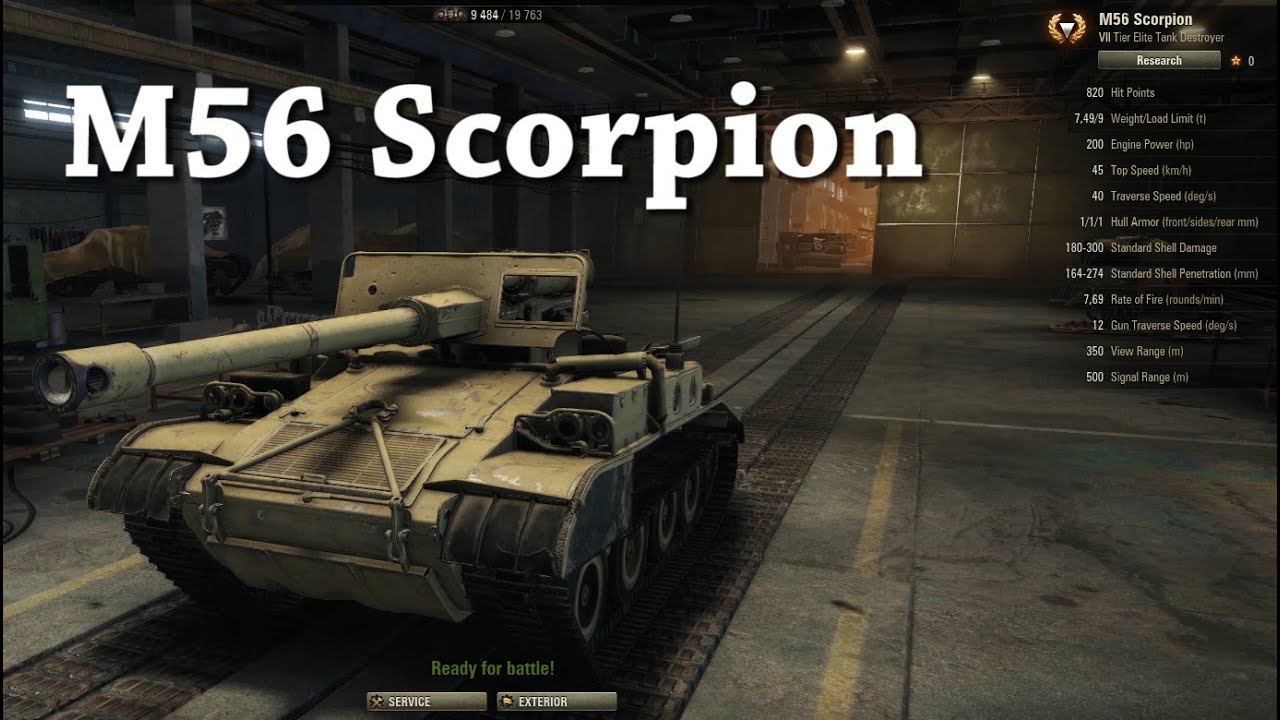 M56 Scorpion - New American T7 Premium Tank Destroyer || World of Tanks ...