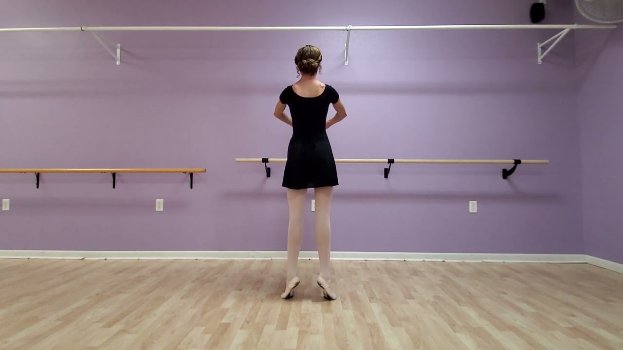 Drill: Pirouette Preparation #1 in 1st Position - YouTube