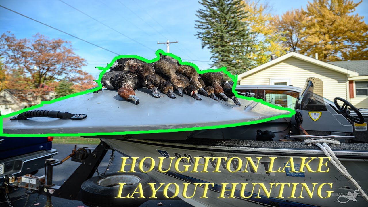 Layout Hunting for Diver Ducks on Houghton Lake | Redhead Limit - YouTube