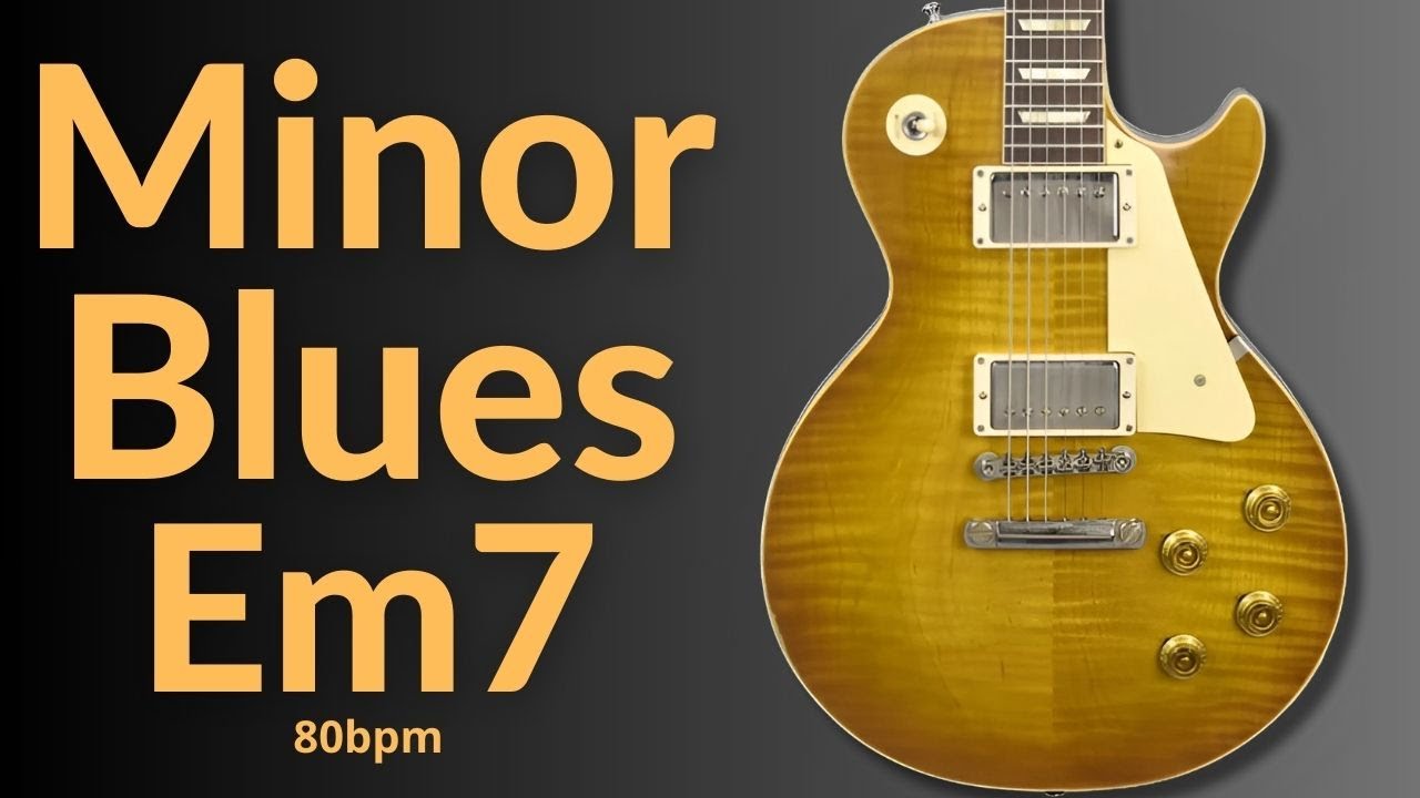 Swampy Blues Guitar Backing Track For Soloing in E Minor (Em7) - YouTube