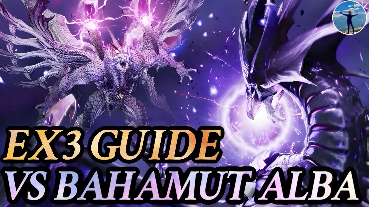 { FF7: Ever Crisis } EX3 BAHAMUT ALBA GUIDE! Taking Down White Bahamut ...