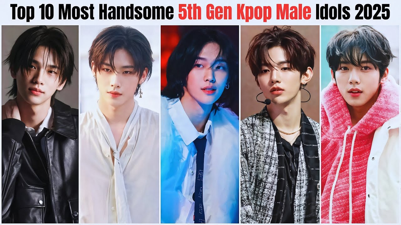 TOP 10 Most HANDSOME 5th Gen Kpop Idols 2025 - YouTube