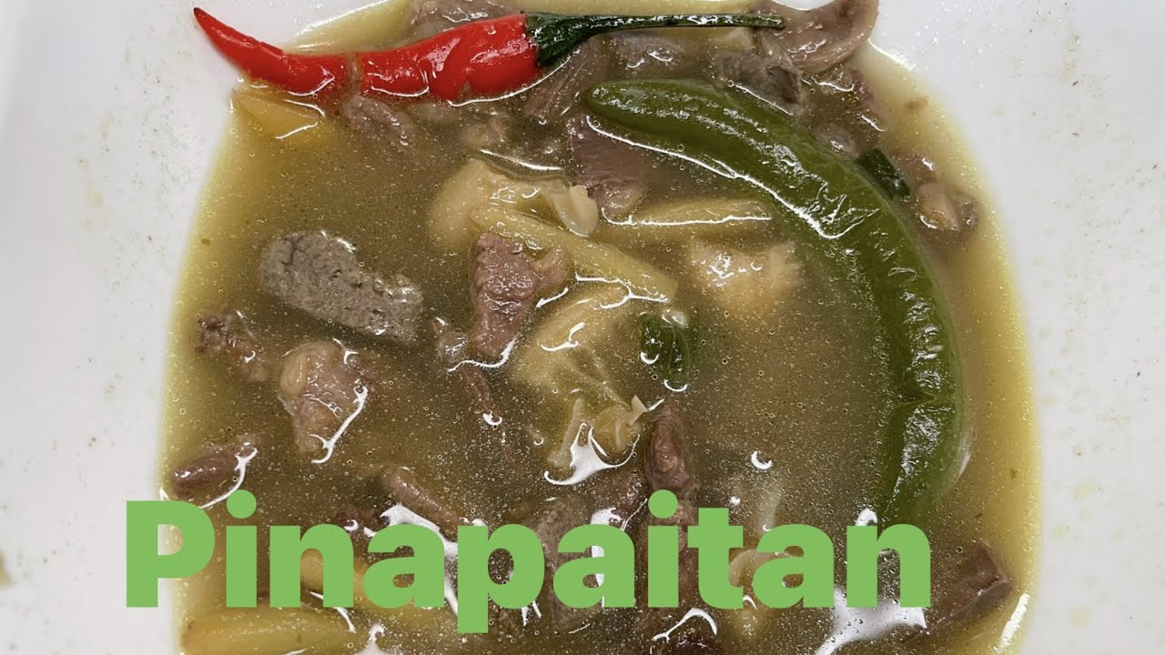 Pinapaitan Specialty of Ilocano - YouTube