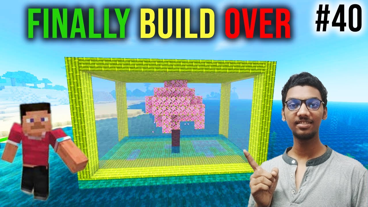 Finally Build Over 😂 | Minecraft Island Survival | In Telugu |#40 ...