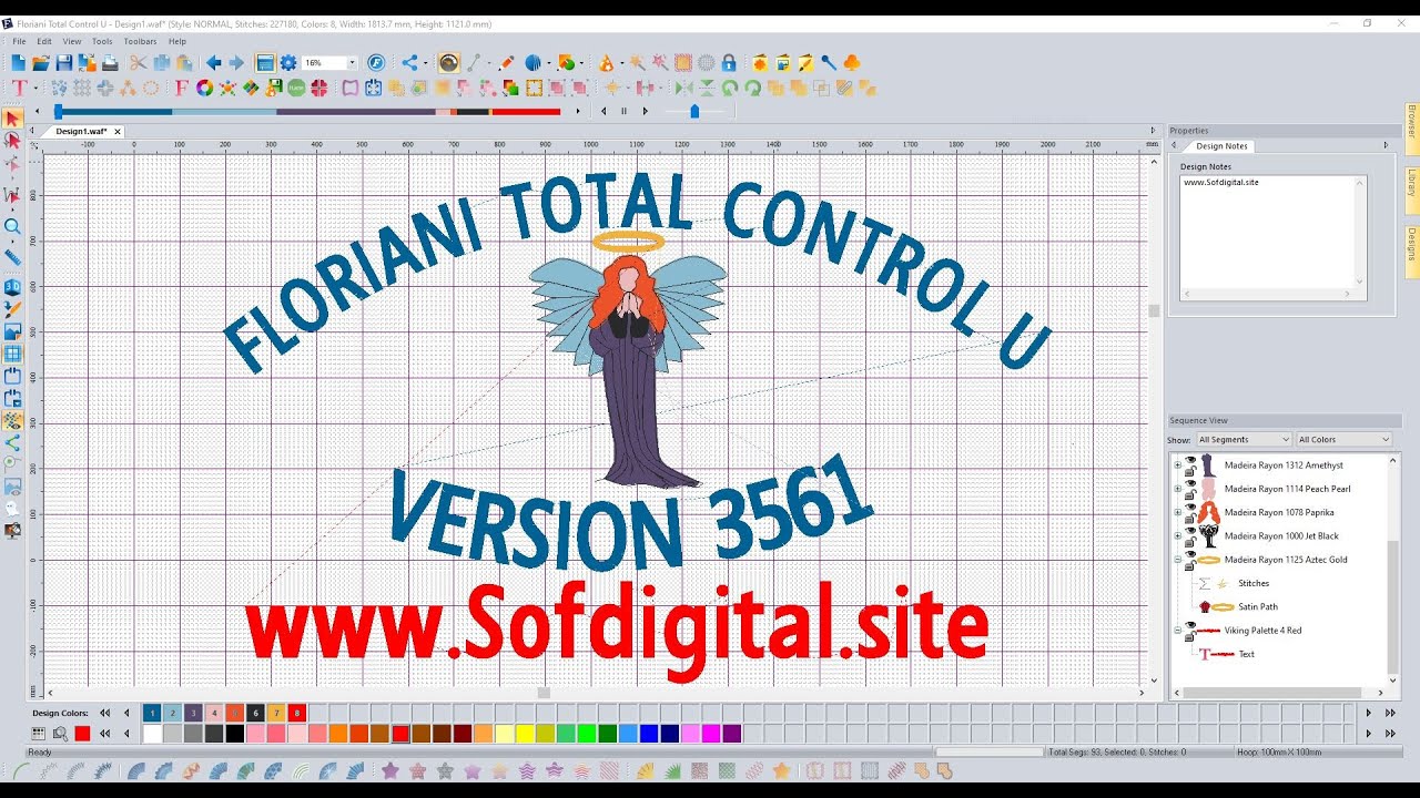 Floriani Total Control U (3561) How To install ? - YouTube