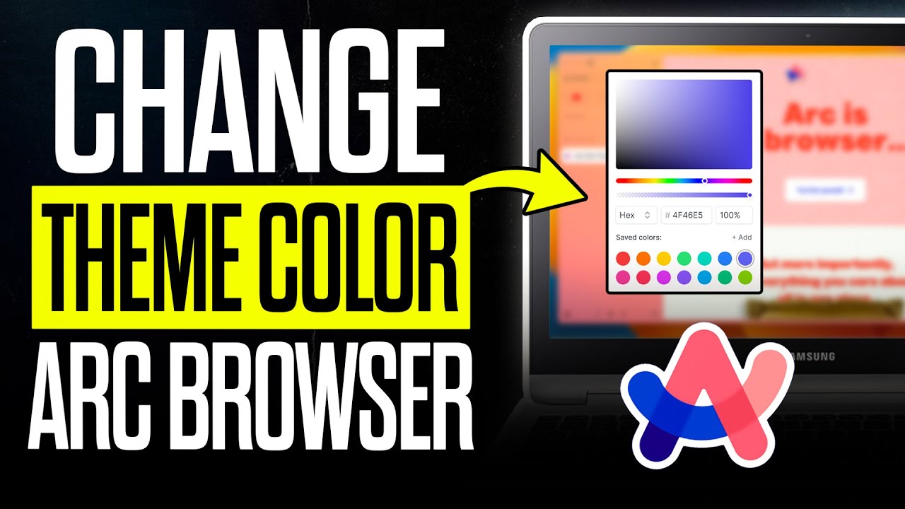 How to Change Theme color in Arc Browser on Windows 11 - YouTube