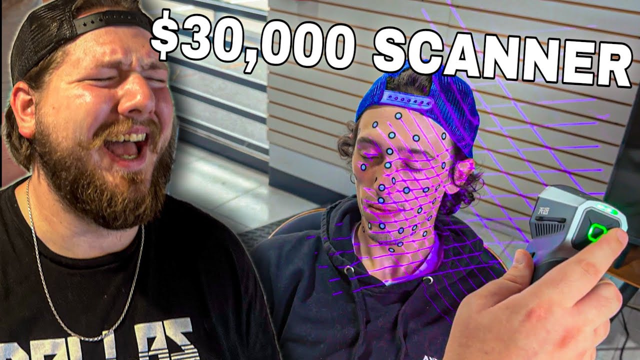 Scanning Our Faces With A $30,000 Scanner | EP. 8 - YouTube