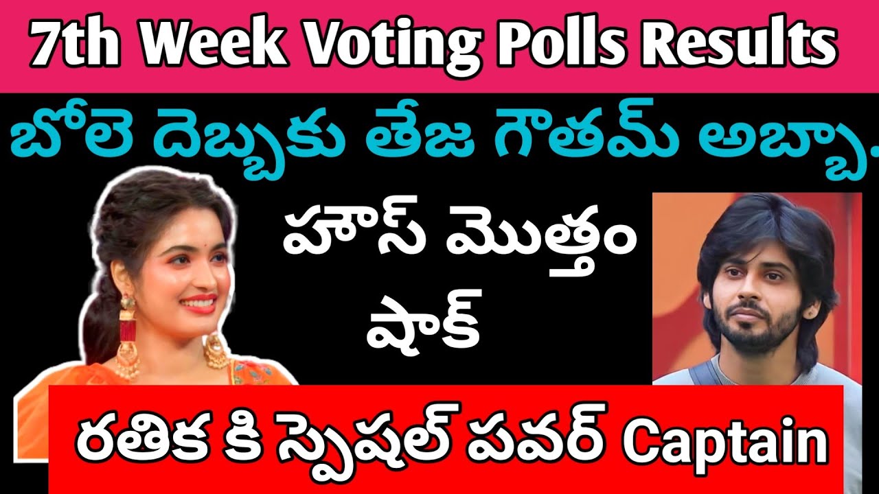 Bigg Boss 7 Telugu 7th Week Voting Polls Results | రతిక కి బిగ్ బాస్ స్పెషల్ పవర్ 🔥🔥 - YouTube