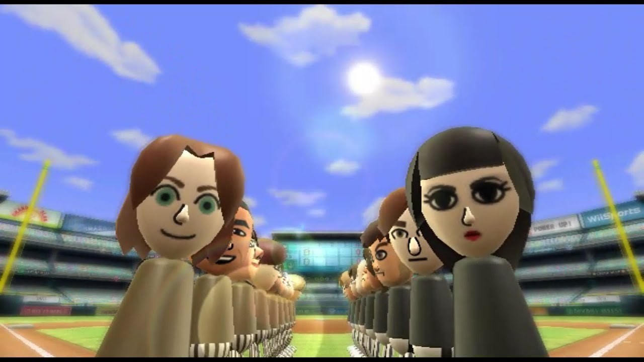 Wii Sports Baseball Tournament - robyn vs gothic - YouTube
