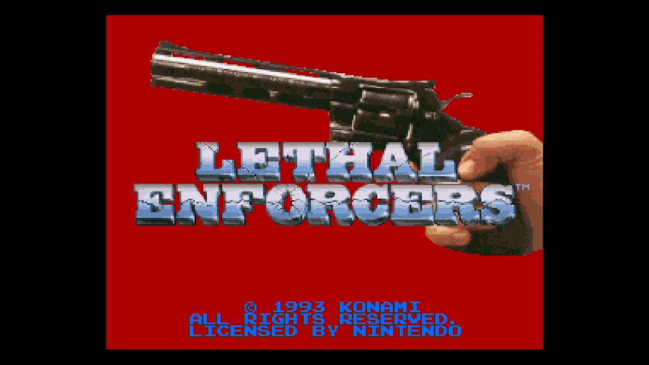 SNES Lethal Enforcers gameplay overview (no commentary) - YouTube