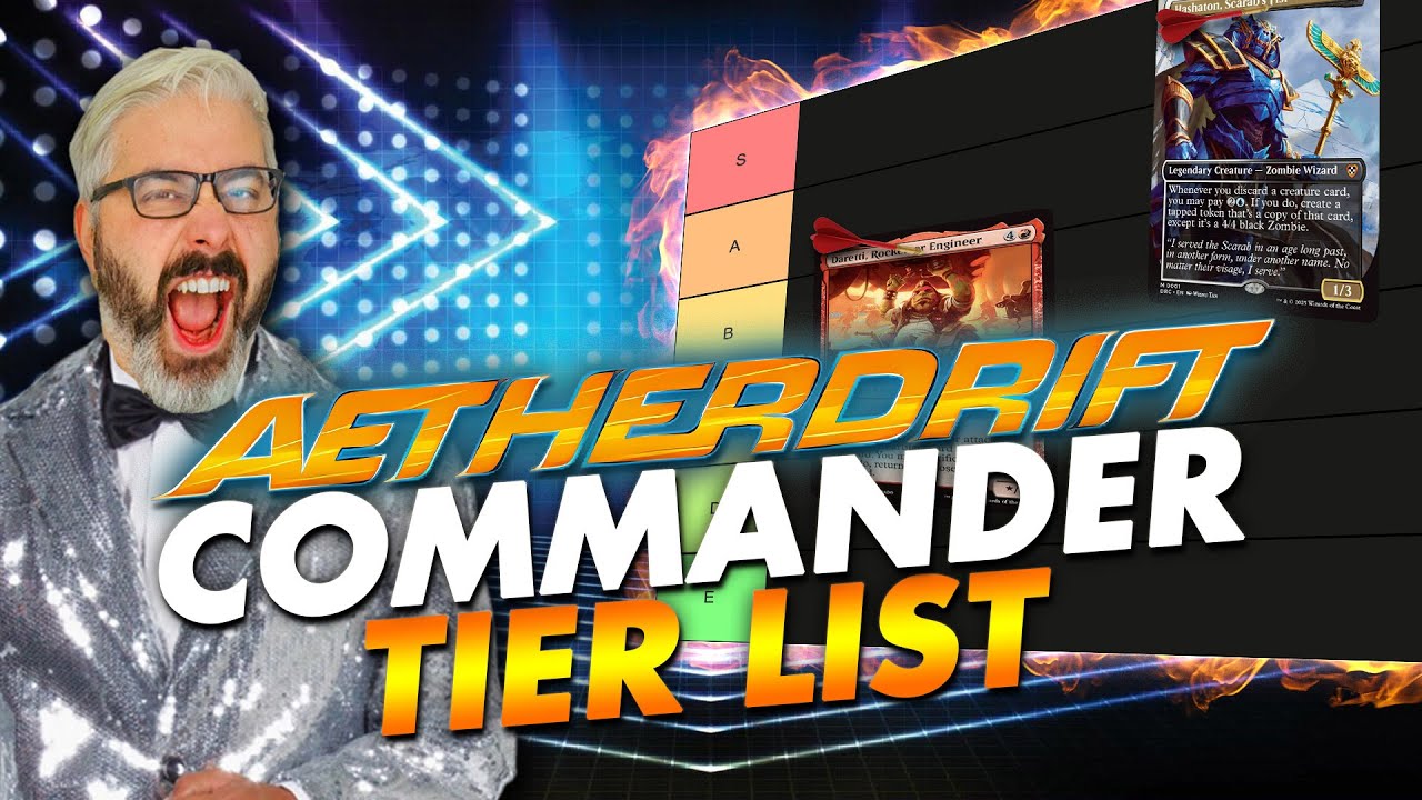 Aetherdrift Commander Tier List - YouTube
