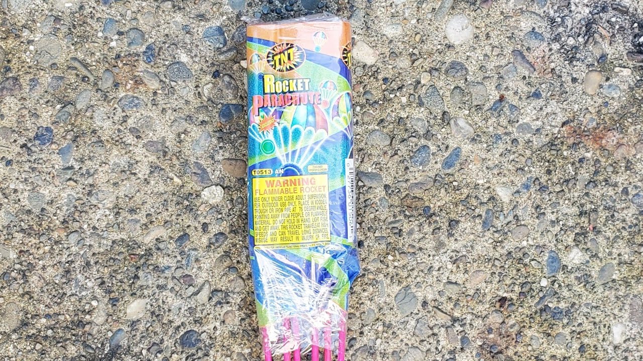 Parachute Rockets by TNT Fireworks - YouTube
