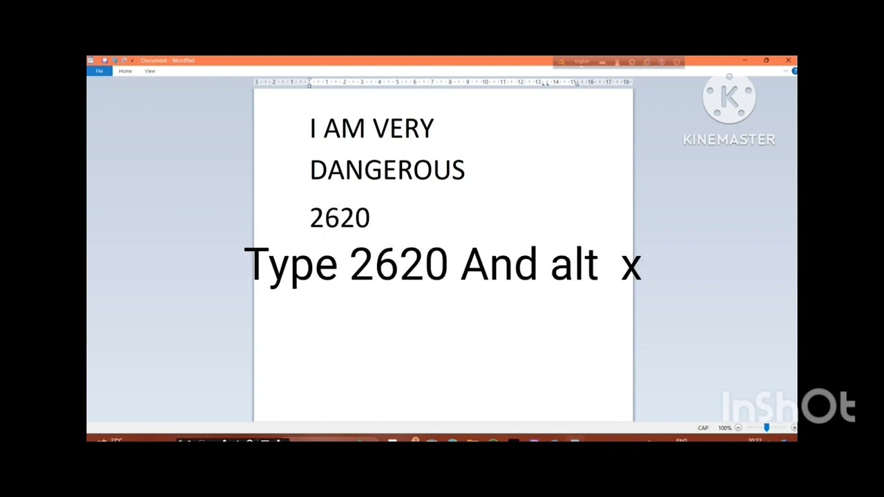 HOW TO TYPE SYMBOLS IN WORDPAD BY YOUR LAPTOP - YouTube