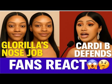 Cardi B Defends GloRilla’s Nose Job After Backlash – Fans React!#cardib ...