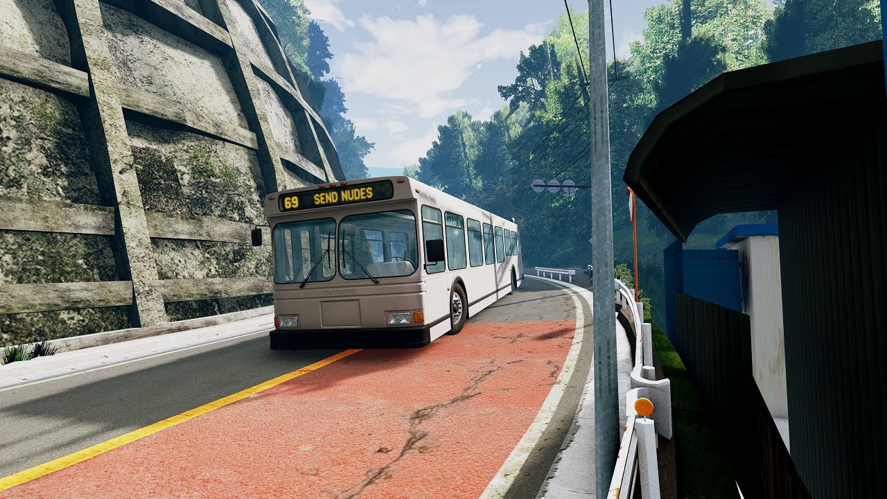 Touge Drifting A Bus - YouTube