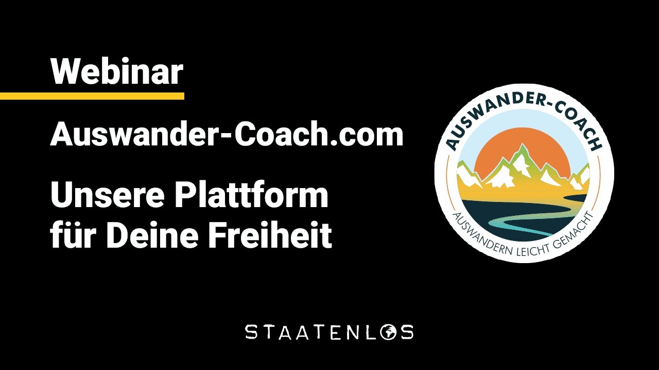 Auswander-Coach.com - unsere Plattform für deine Freiheit - YouTube