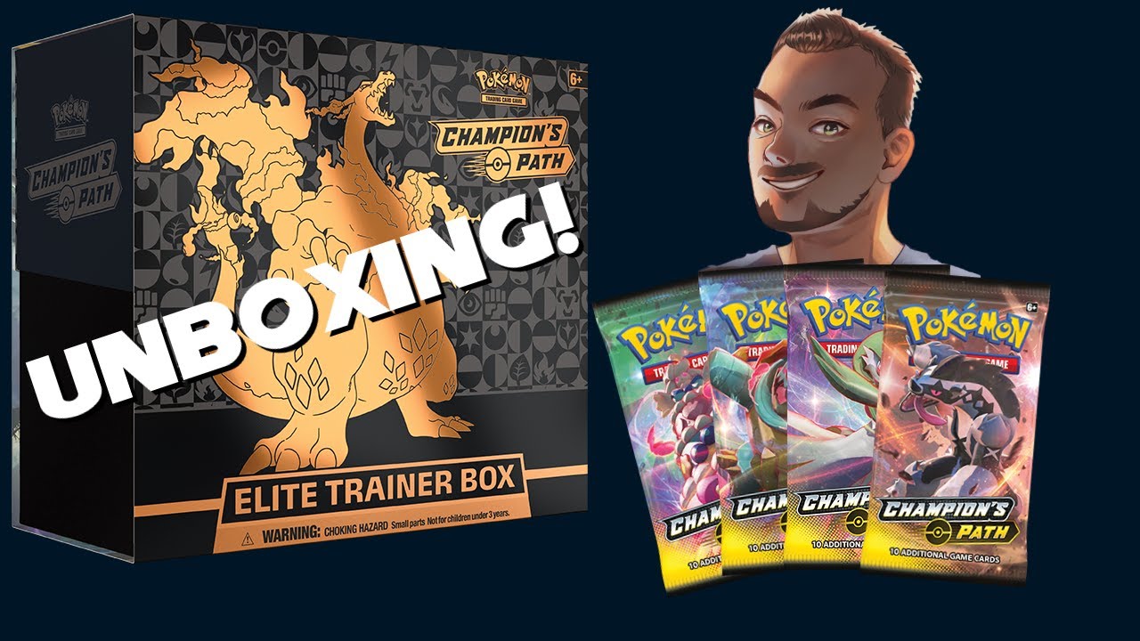 Pokémon TCG Champion's Path Elite Trainer Box UNBOXING! - YouTube