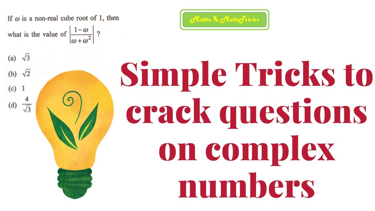 NDA Math Tricks - Complex Numbers - YouTube
