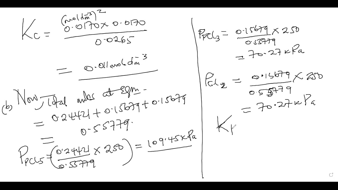 CHEMICAL EQUILIBRIA LESSON 6. EQUILIBRIA of phosphorus, phosphorus (III ...