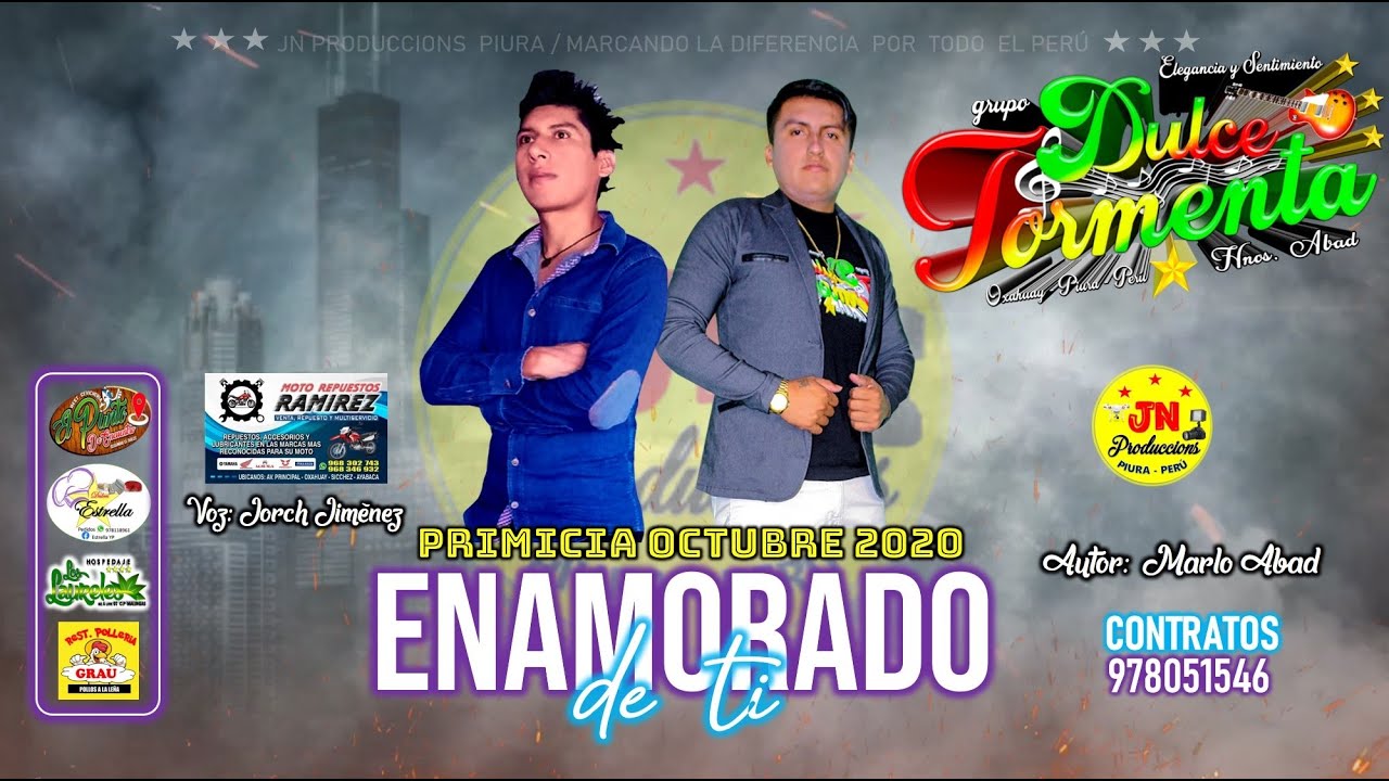 DULCE TORMENTA ENAMORADO DE TI ♫ AUDIOVISUAL♬♪♩ (PRIMICIA OCTUBRE 2020 ...
