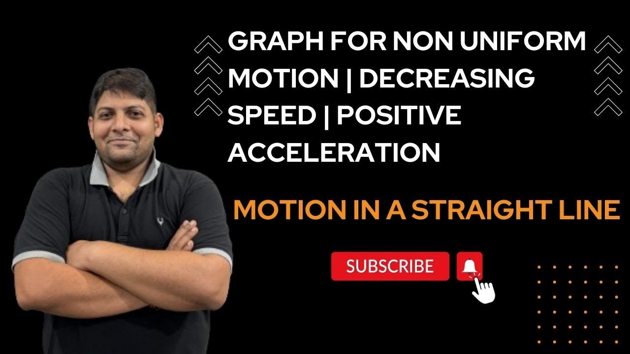 🔥Graph for non uniform motion | decreasing speed | positive ...