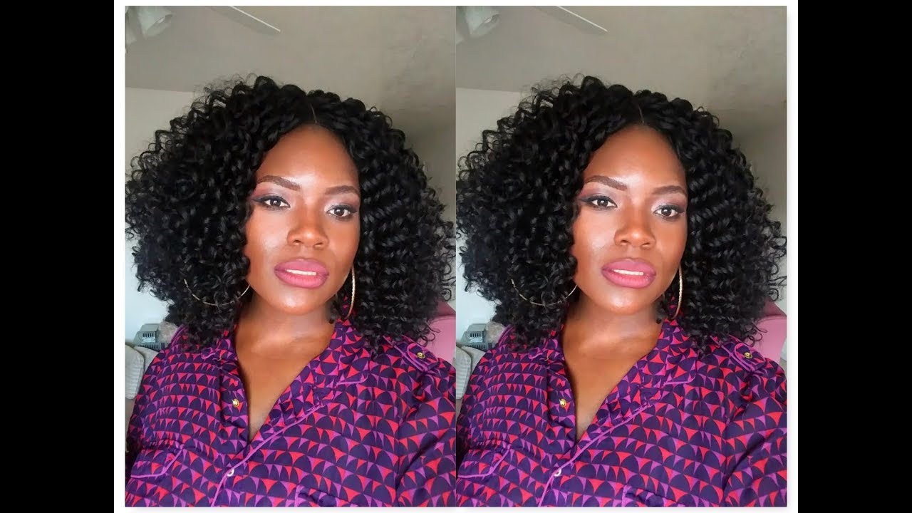 Show stopper wig: Curly 3B-3C hair - YouTube
