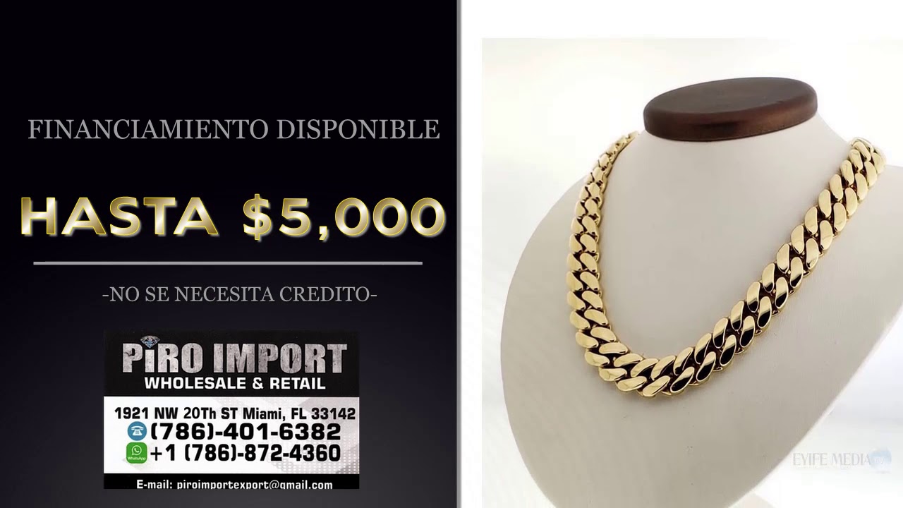 Joyeria en Miami con los mejores precios y estilos. - YouTube