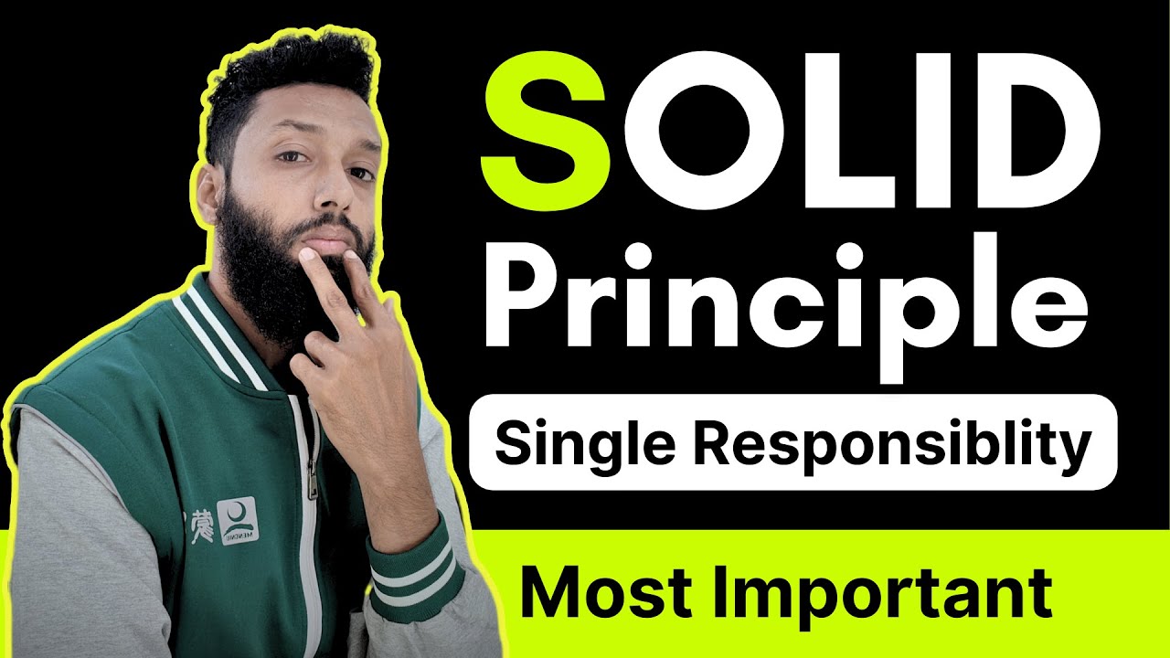 SOLID Principles Explained – Part 1 | Single Responsibility Principle (SRP) with Real-World ...