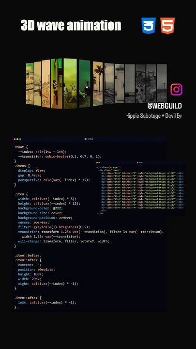 Wave animation#coding#html #css #college#education#viral #trending #youtubeshorts #shorts# ...