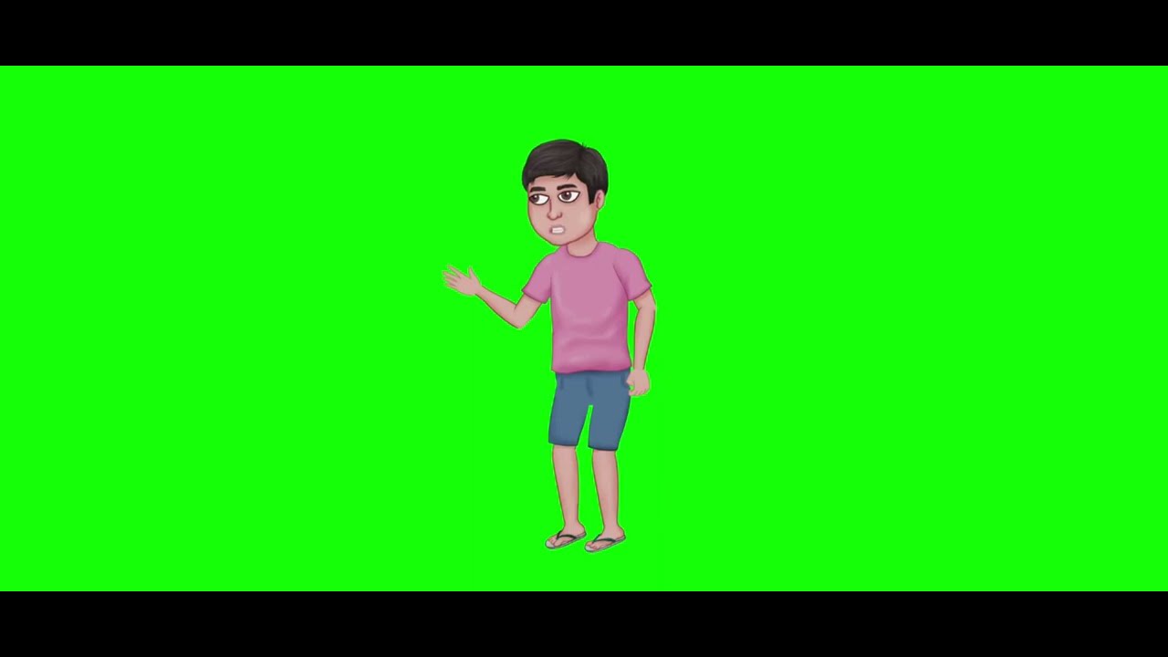 Boy Green Screen Video|No Copyright - YouTube