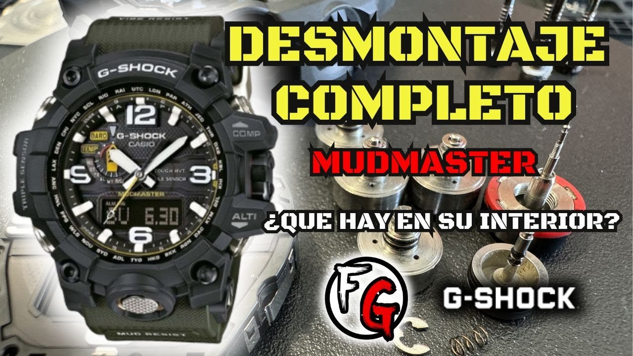 ¿Que hay dentro de un G-Shock GWG-1000 Mudmaster? - YouTube