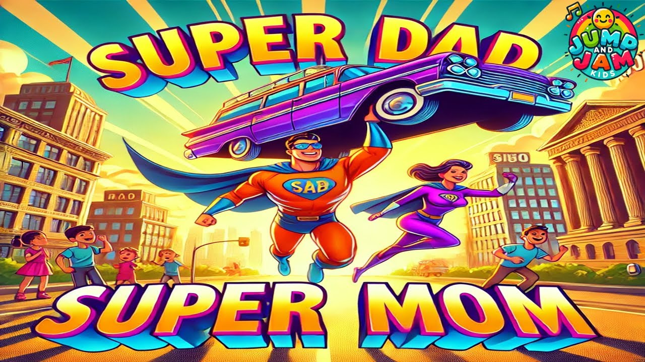 🎶 Super Dad, Super Mom! | Fun Kids’ Song About Family Superheroes 🦸‍♂️🦸 ...
