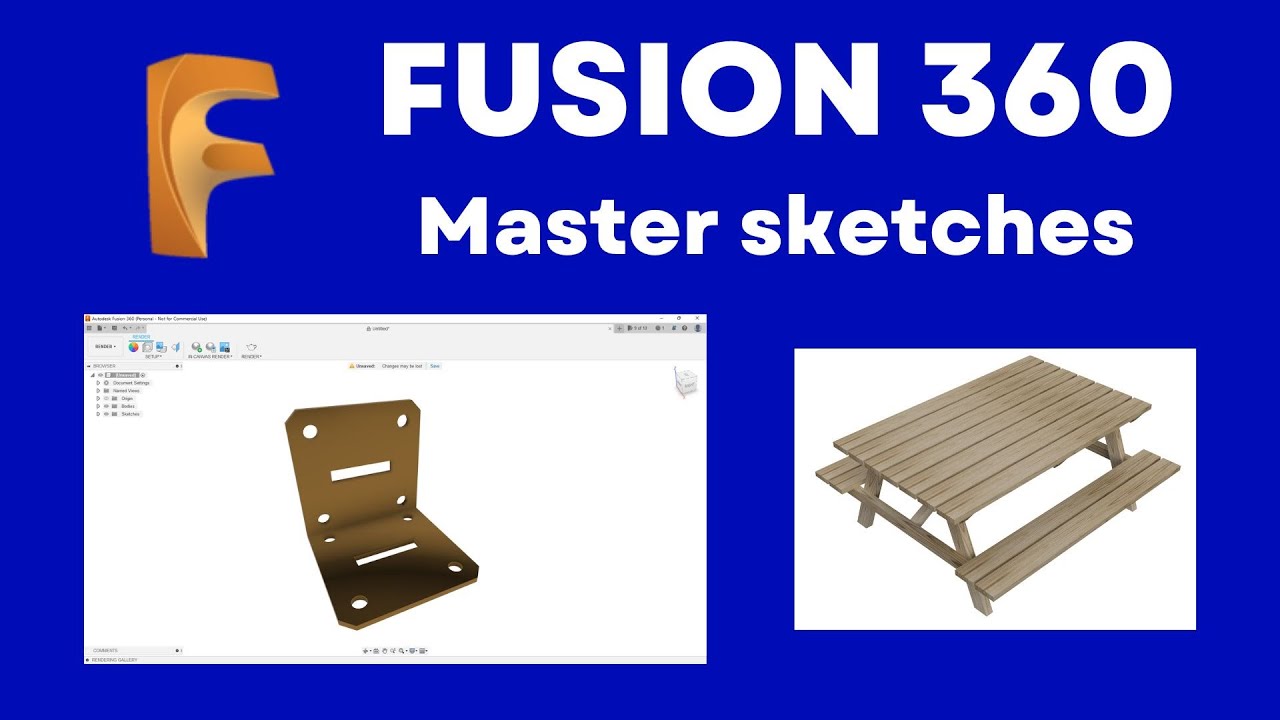 Fusion 360 master sketches - YouTube
