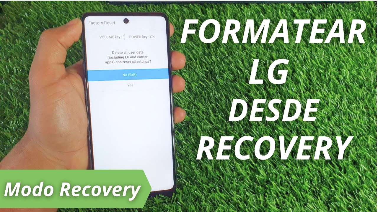 Cómo formatear desde el modo Recovery tu LG STYLO 7 - HARD RESET - YouTube
