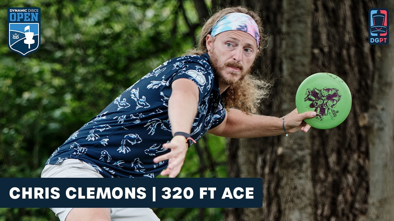 320 FT ACE from Chris Clemons | 2024 Dynamic Discs Open - YouTube