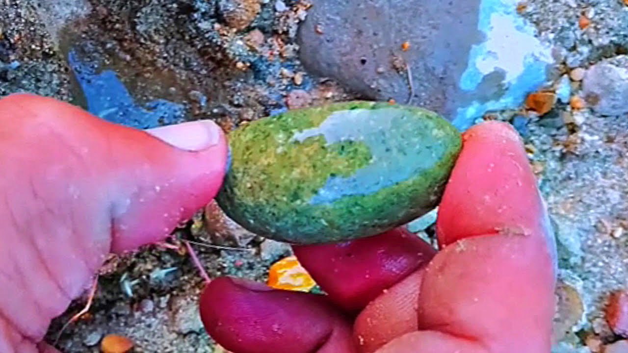 Digging Beautiful Gemstones Under Rocks Natural Gems Exploring Nature # ...