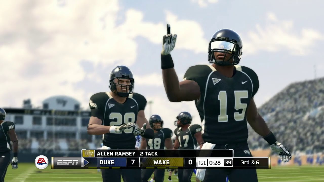 Wake Forest Deamon Deacons vs Duke Blue Devils 2013 - NCAA Football 14 ...
