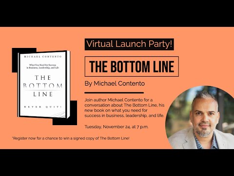 The Bottom Line book launch - YouTube