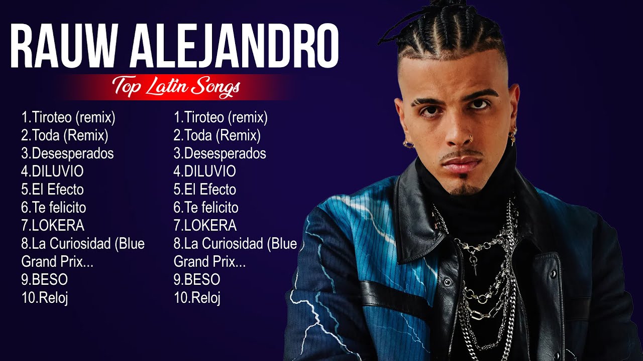 Rauw Alejandro Latin Songs 2024 - Top 10 Best Songs - Greatest Hits ...