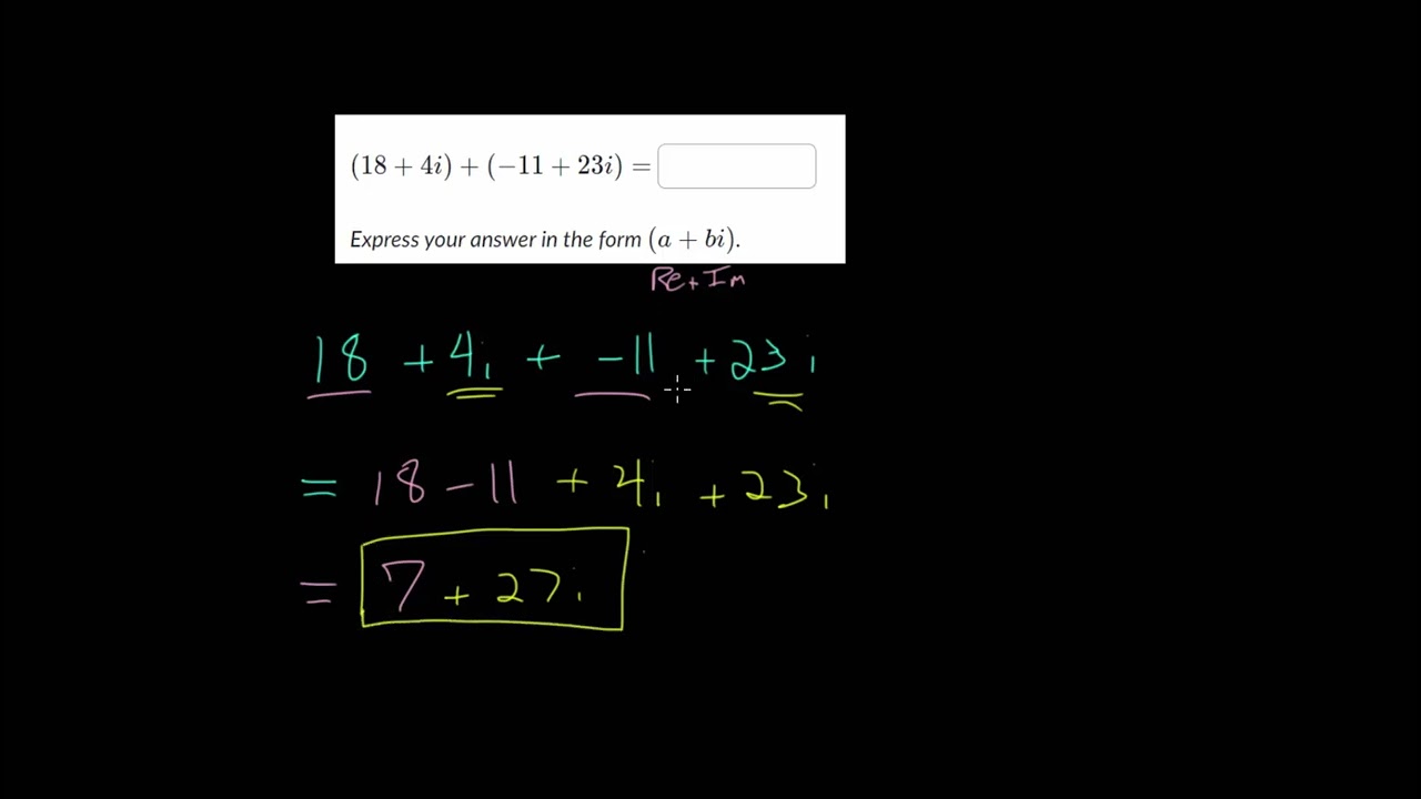 Add And Subtract Complex Numbers Practice YouTube Add And Subtract Complex Numbers Practice YouTube
