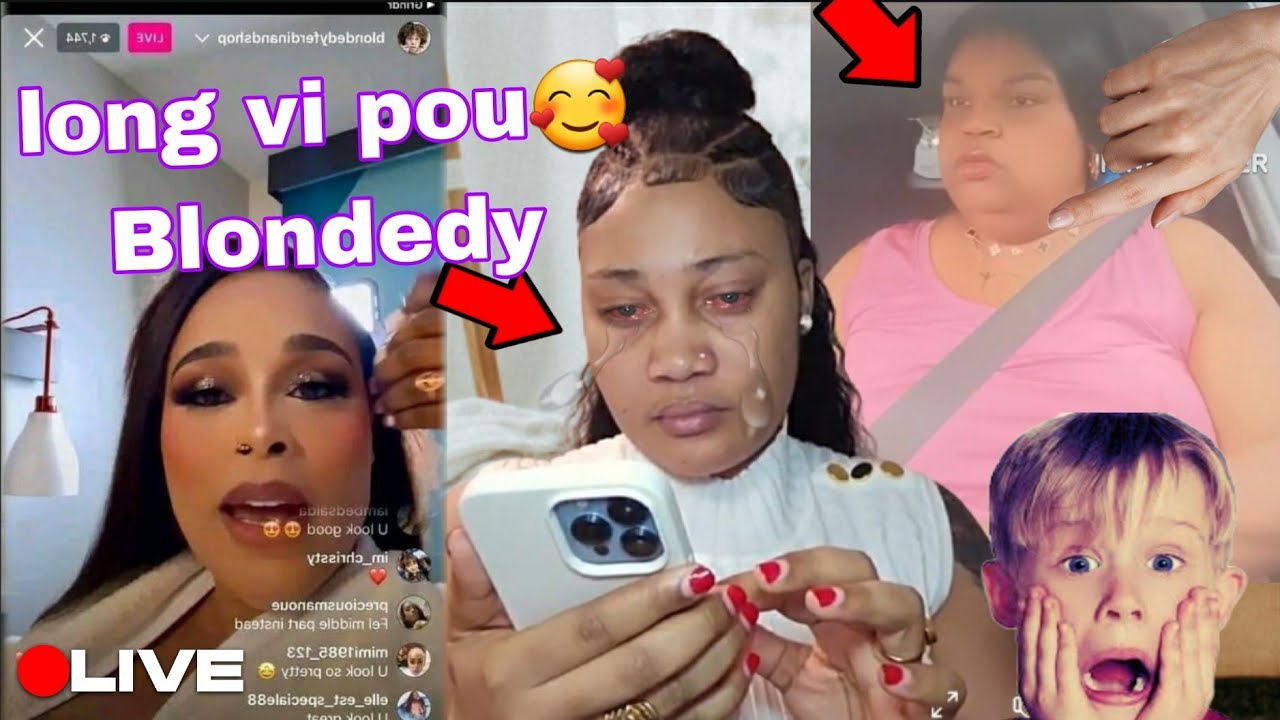 Blondedy live ak Widiana jalouzi mete pye Rachel pa kontan lisèmante ...