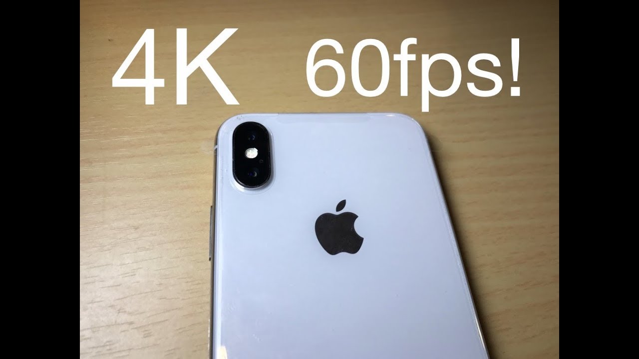 iPhone X 4K 60fps Video Test - YouTube