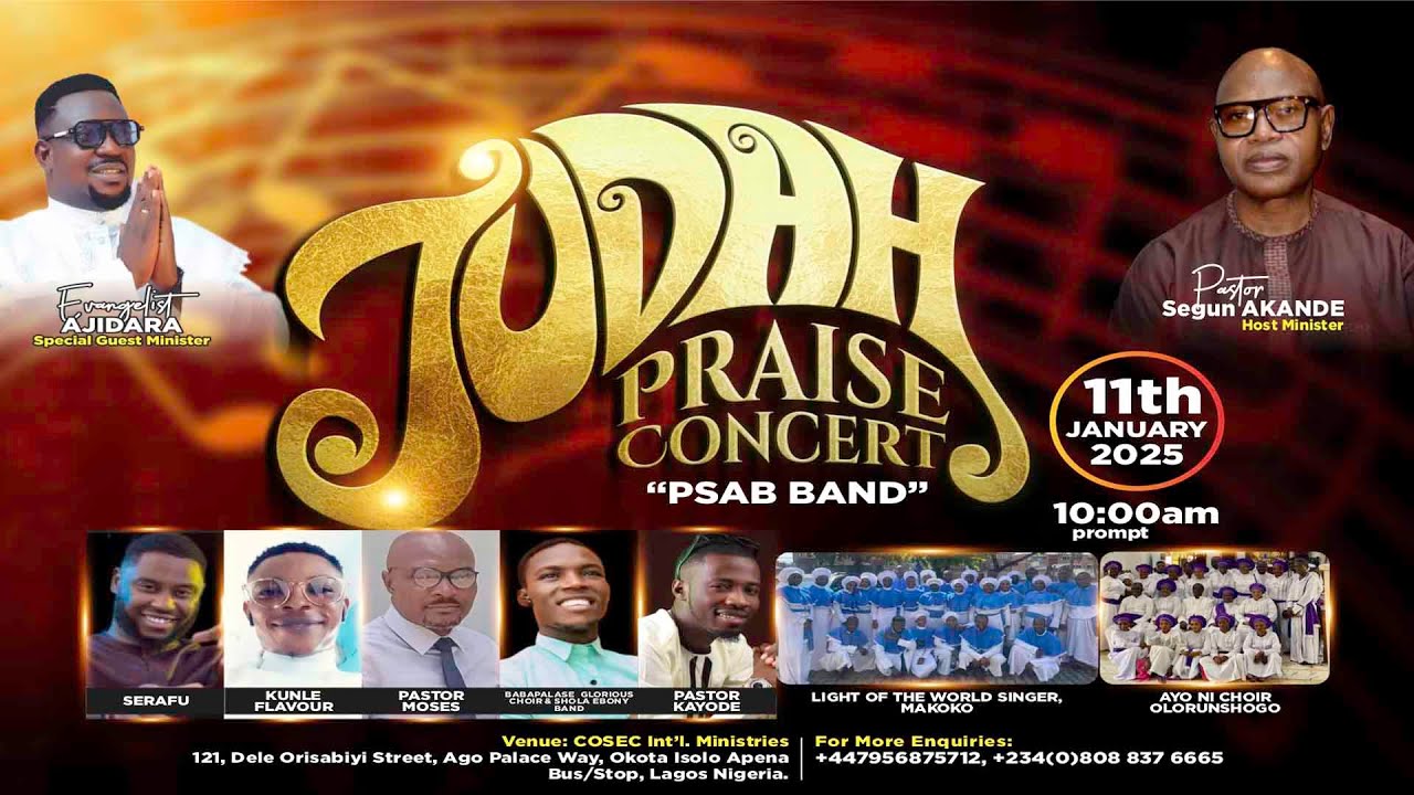 JUDAH PRAISE CONCERT - YouTube