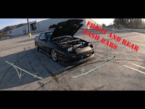 RX7 FC gets True Focus Fab Bash Bars - YouTube