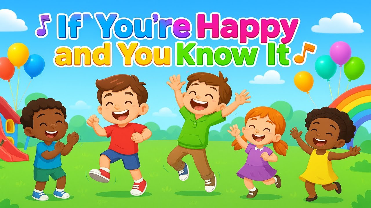 🎶 If You’re Happy and You Know It | Clap Your Hands | Fun Kids Song ...